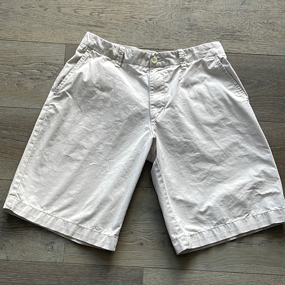 Old Navy | Shorts | Mens On Front Flat Light Tan Shorts32w | Poshmark